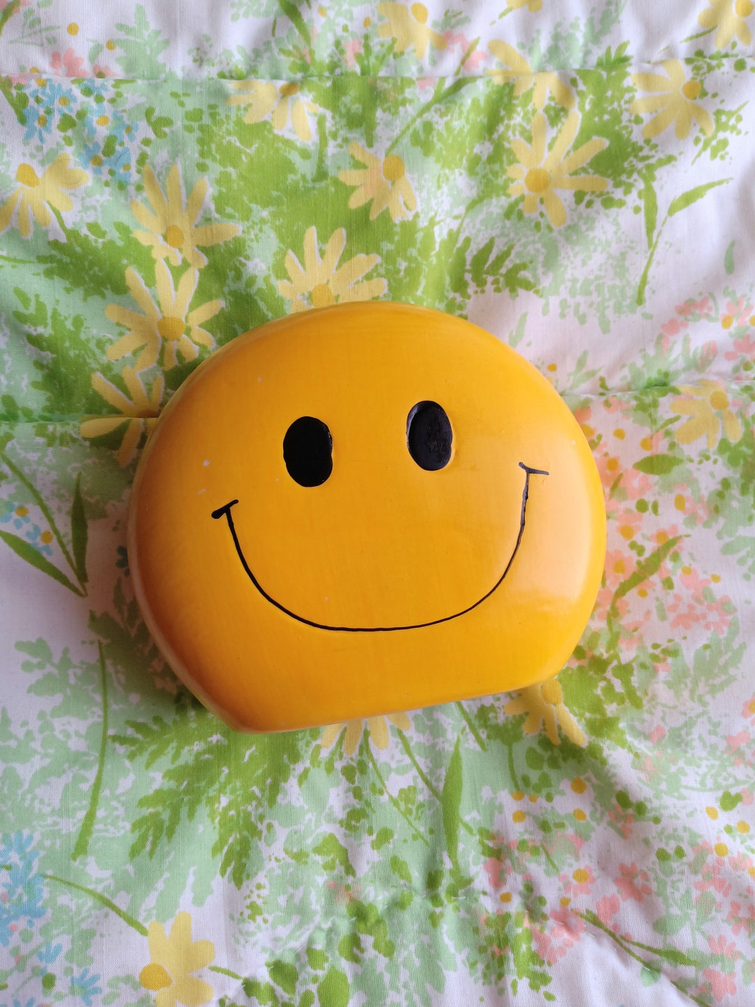 Ceramic Smiley Face Bank With Stopper, Vintage Home Decor, Money Saver ...