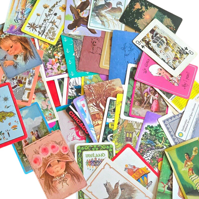 Vintage Swap Card Lot - Etsy