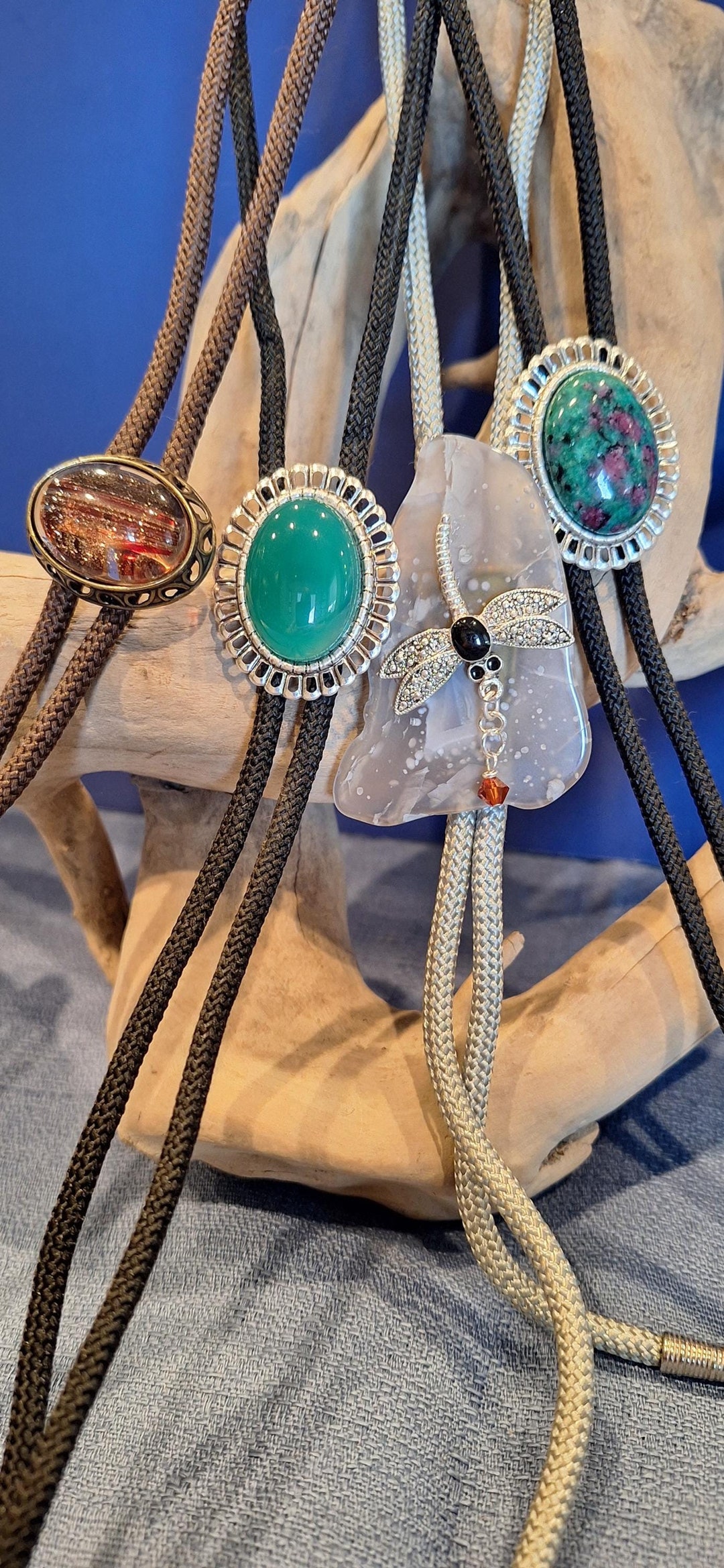 Bolos - Western Bolo - Stone Bolo - Cowboy Bolo - Lariat - Necklace ...