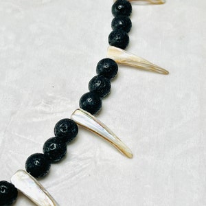 Black Panther Necklace | Wakanda Forever Necklace | Handmade Lava Rock ...