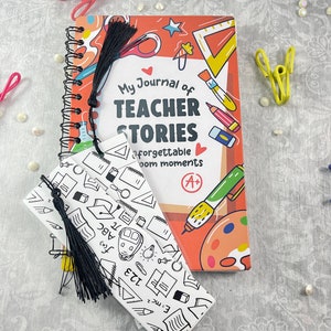Teacher Memory Book & Keepsake Journal, Teacher Appreciation Gift ...