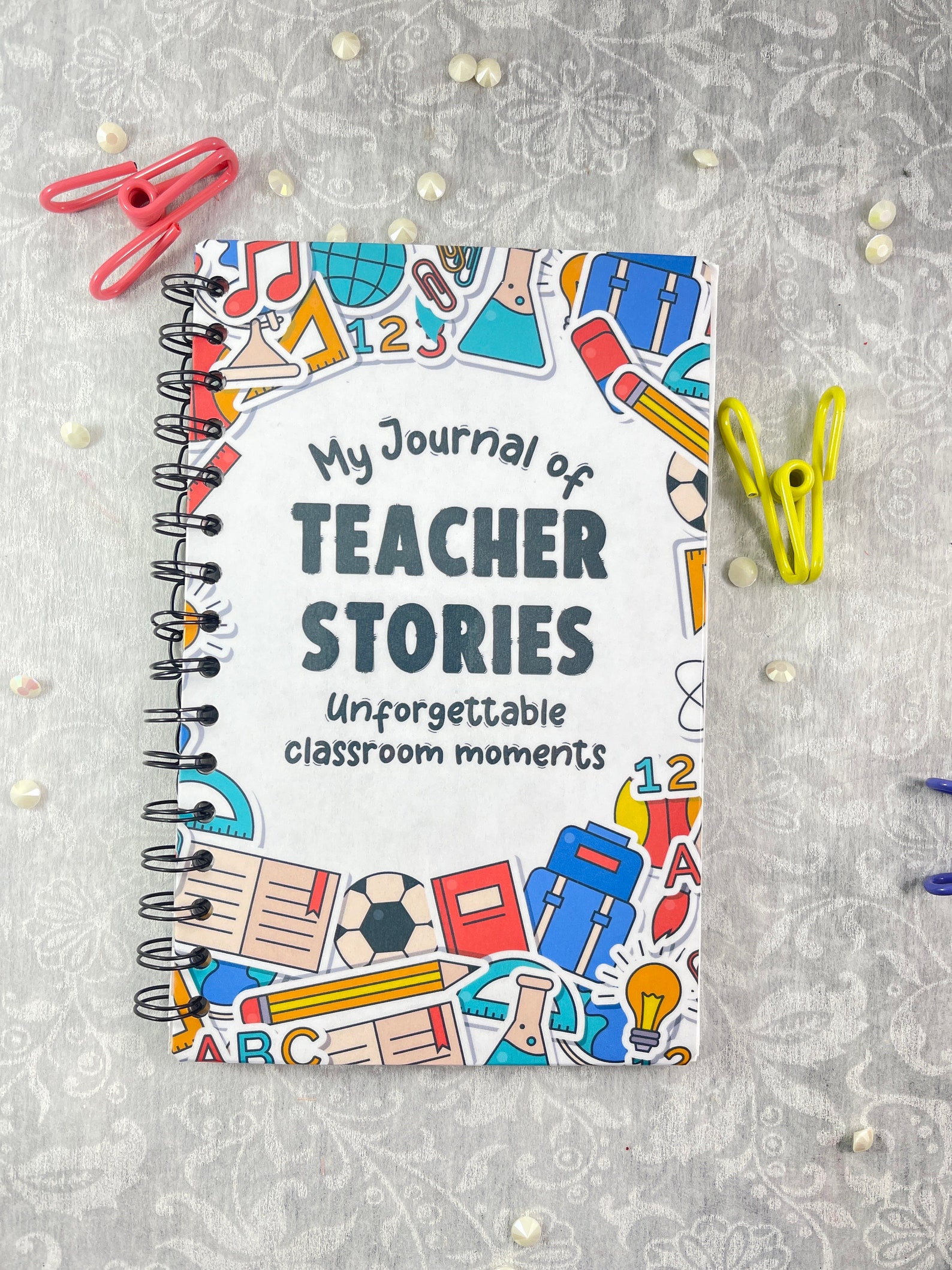 Teacher Memory Book & Keepsake Journal, Teacher Appreciation Gift ...
