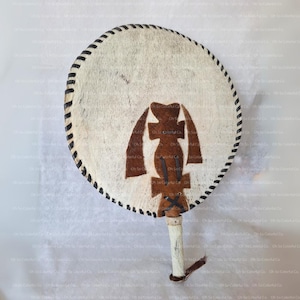 Akupe Traditional Wedding Hand Fan, African Hand Fan, Nigerian Igbo ...