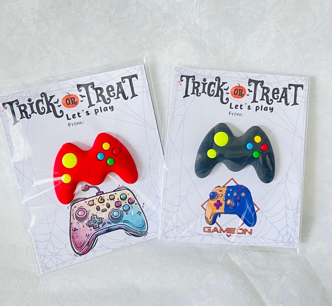 Gamer Halloween Party Favors: Game Controller Eraser, Non-candy Treats ...