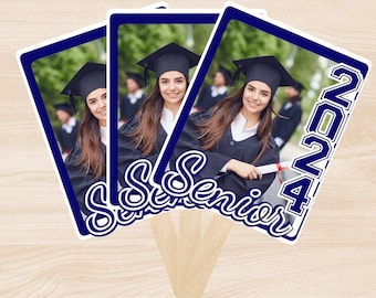 Custom Graduation Face on a Stick, Personalized Grad Party Prop, Photo ...