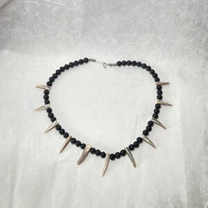 Black Panther Necklace | Wakanda Forever Necklace | Handmade Lava Rock ...