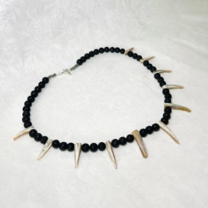 Black Panther Necklace | Wakanda Forever Necklace | Handmade Lava Rock ...
