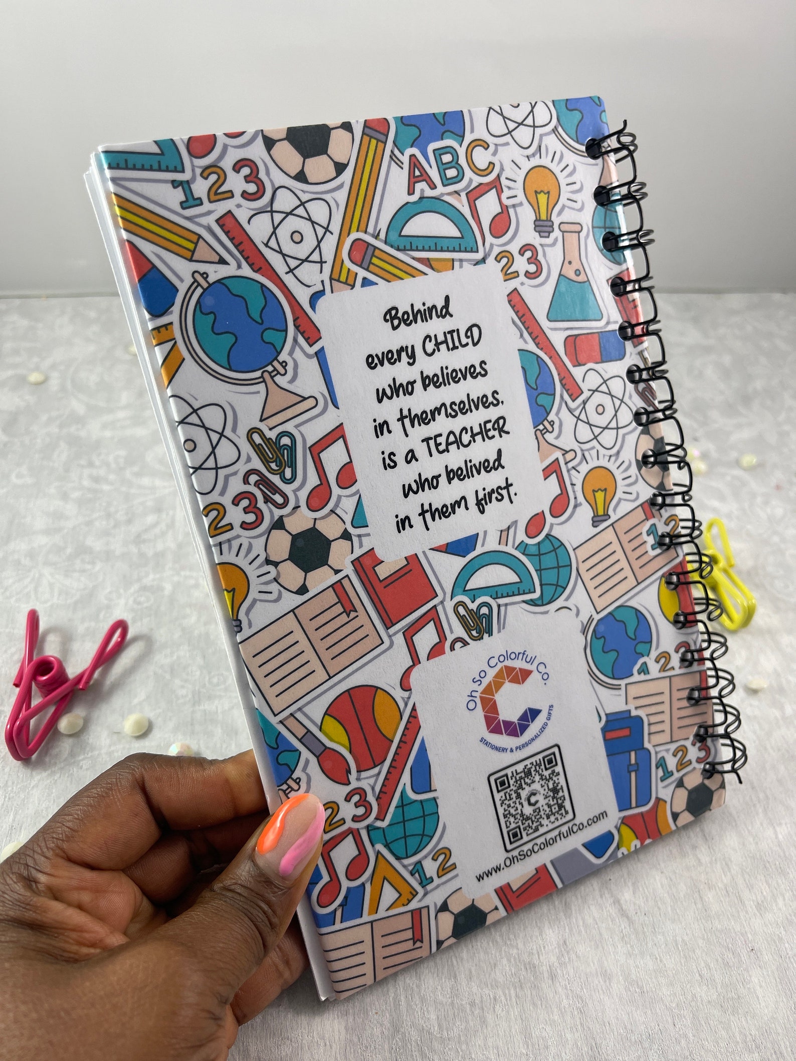 Teacher Memory Book & Keepsake Journal, Teacher Appreciation Gift ...