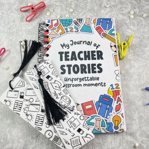 Teacher Memory Book & Keepsake Journal, Teacher Appreciation Gift ...