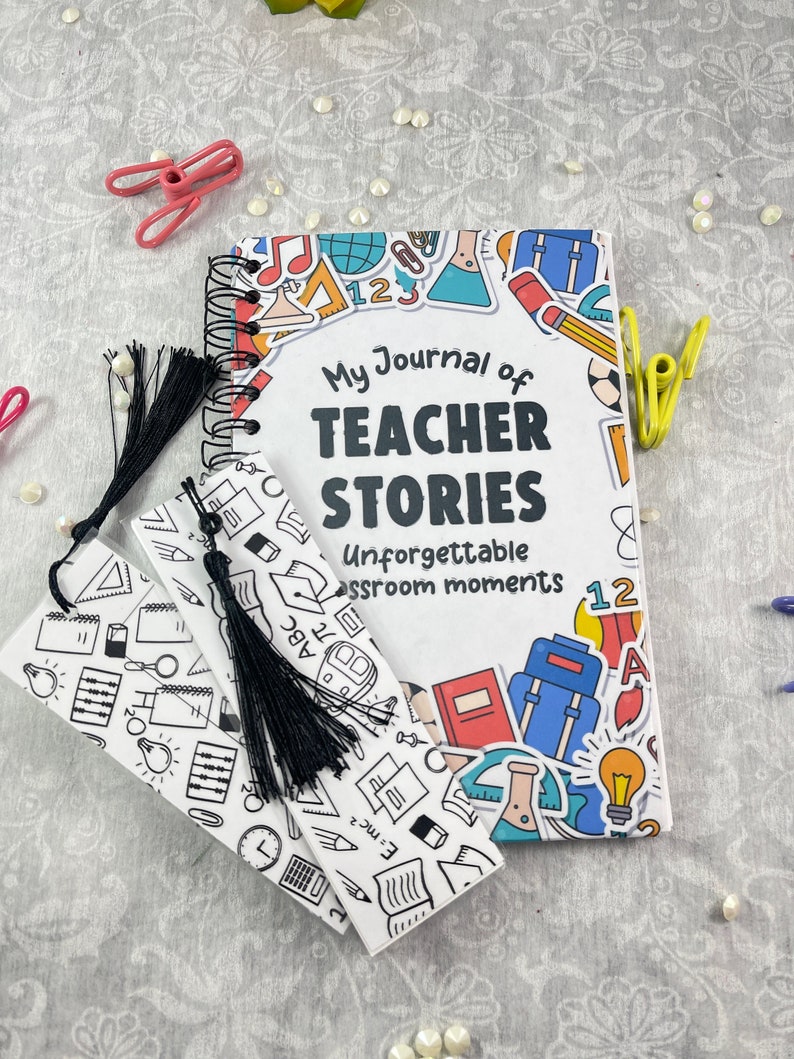 Teacher Memory Book & Keepsake Journal, Teacher Appreciation Gift ...
