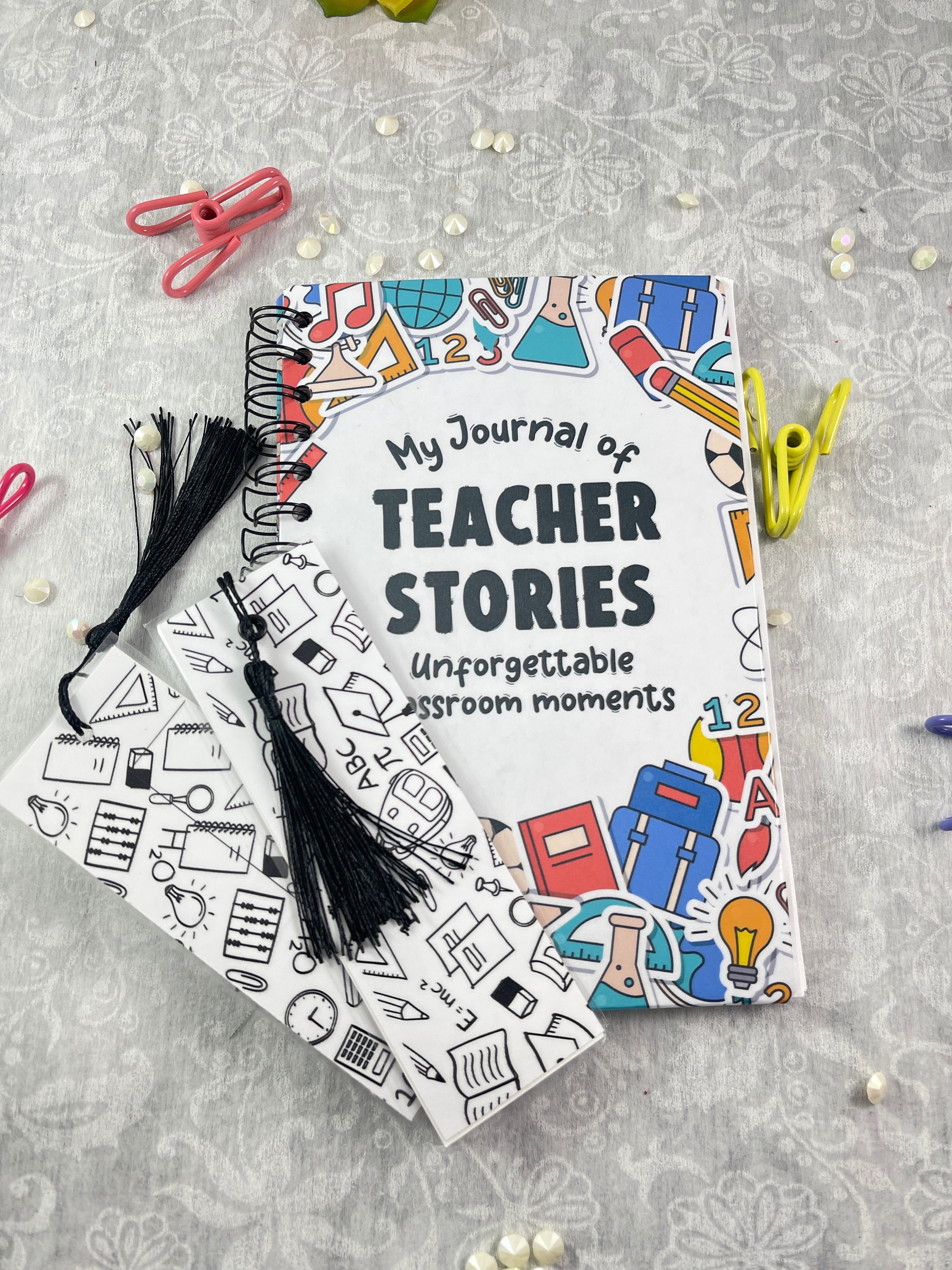 Teacher Memory Book & Keepsake Journal, Teacher Appreciation Gift ...