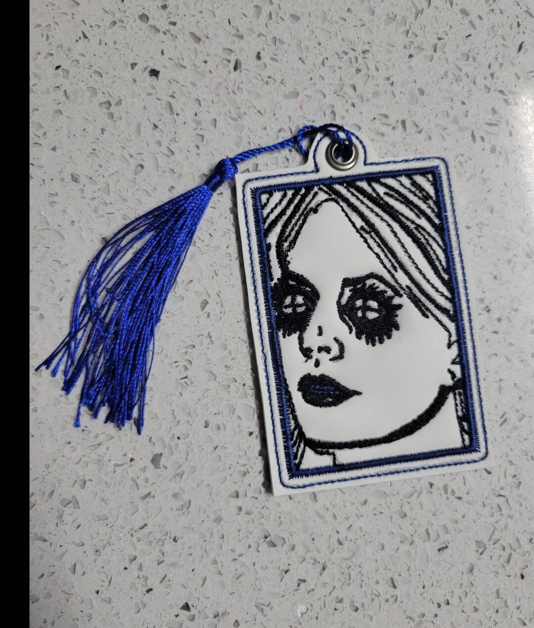 Blind Opera Singer Comic Goth Glow in the Dark Bookmark - Etsy