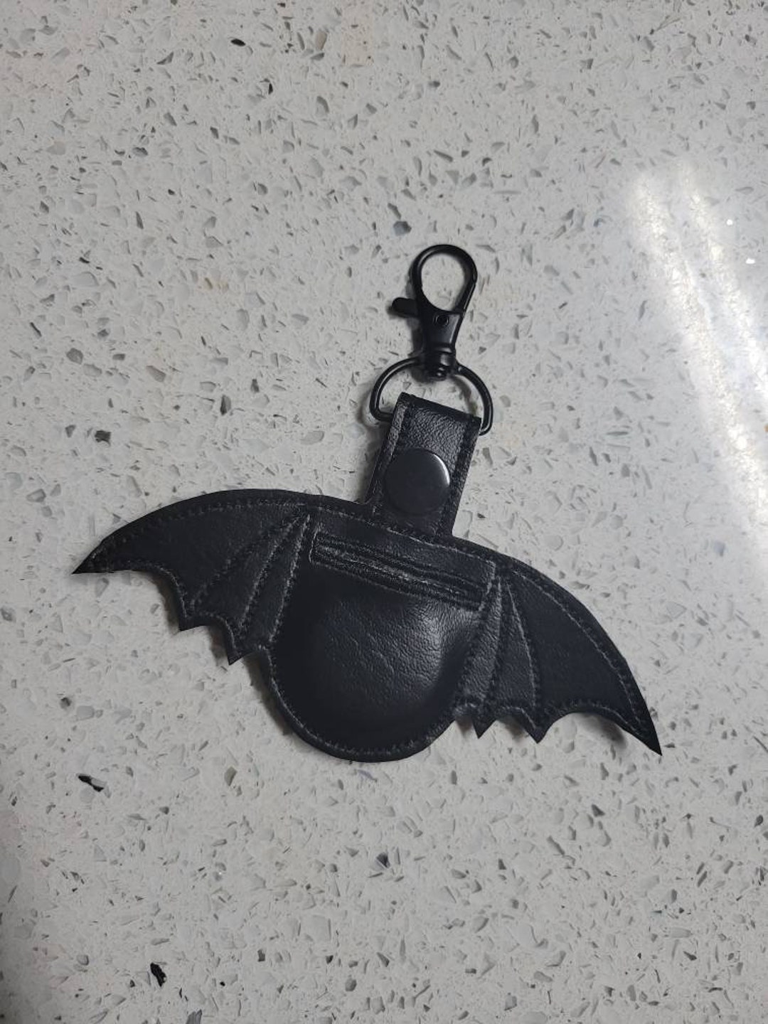 Gothic Bat Apple Tag Case: Spooky Emo Keychain - Etsy