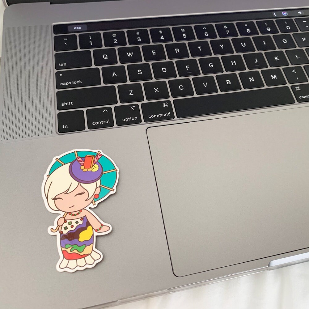 Cute Kawaii Halo-halo Dessert Sticker, Filipino Dessert, Pinoy Laptop ...