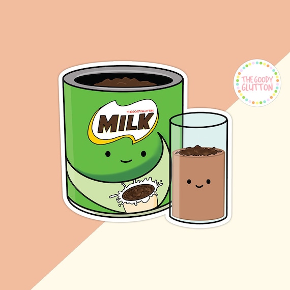 Cute Kawaii Milo Chocolate Milk Sticker Filipino Asian Drink - Etsy