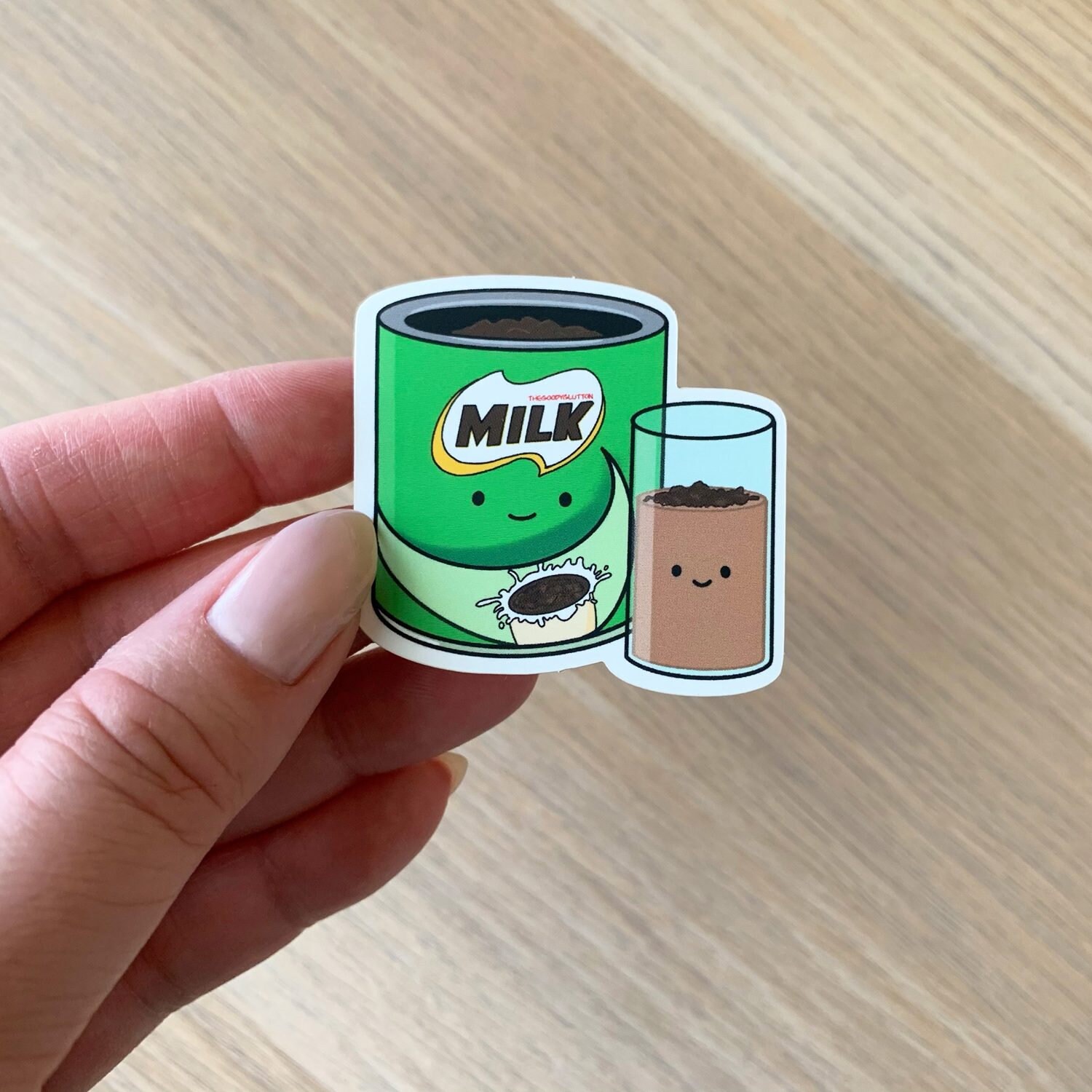 Cute Kawaii Milo Chocolate Milk Sticker, Filipino Asian Drink Sticker ...