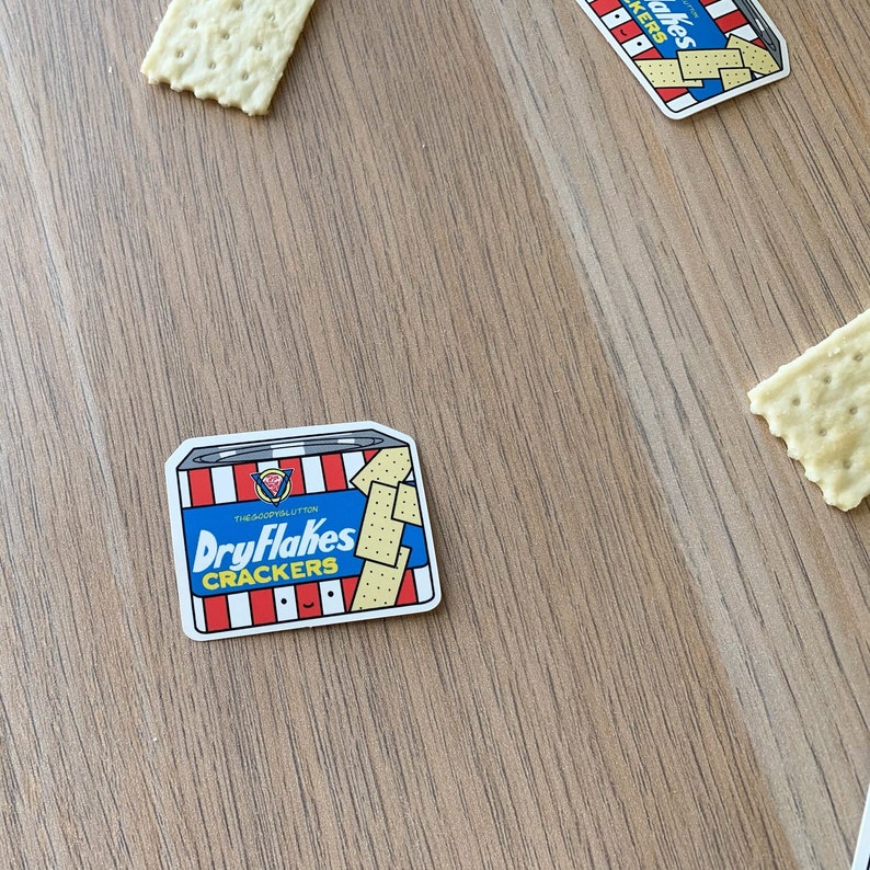 Cute Kawaii Skyflakes Crackers, Cracker Tin, Pinoy Food, Filipino Snack ...