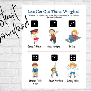 Lets Get Out Those Wiggles, Teacher, Kid Movement,adhd, Game, Toddlers ...