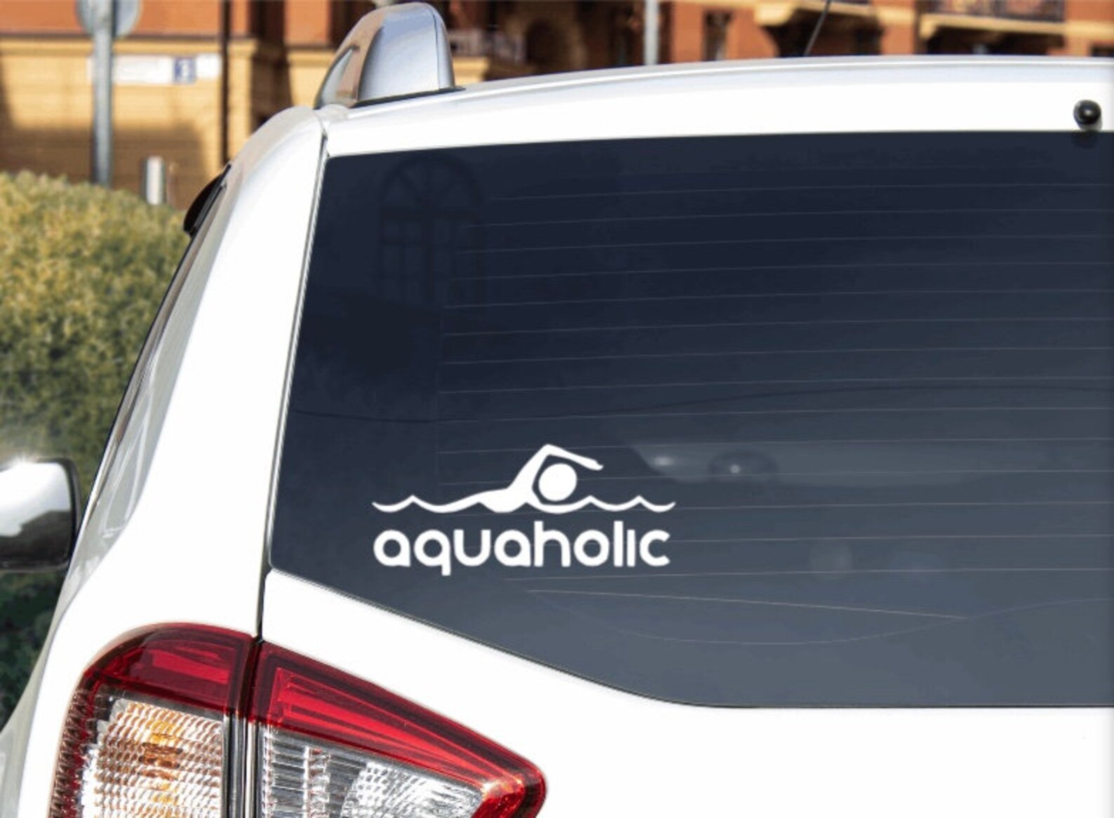 Aquaholic Decal, Swimmer, Freestyle, Water Lover, Aquaholic Sticker ...