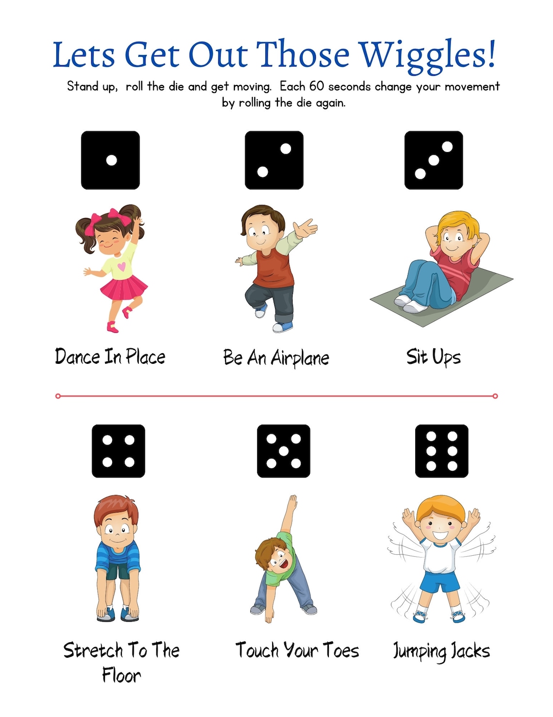 Lets Get Out Those Wiggles, Teacher, Kid Movement,adhd, Game, Toddlers ...