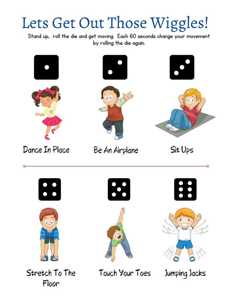 Lets Get Out Those Wiggles, Teacher, Kid Movement,adhd, Game, Toddlers ...