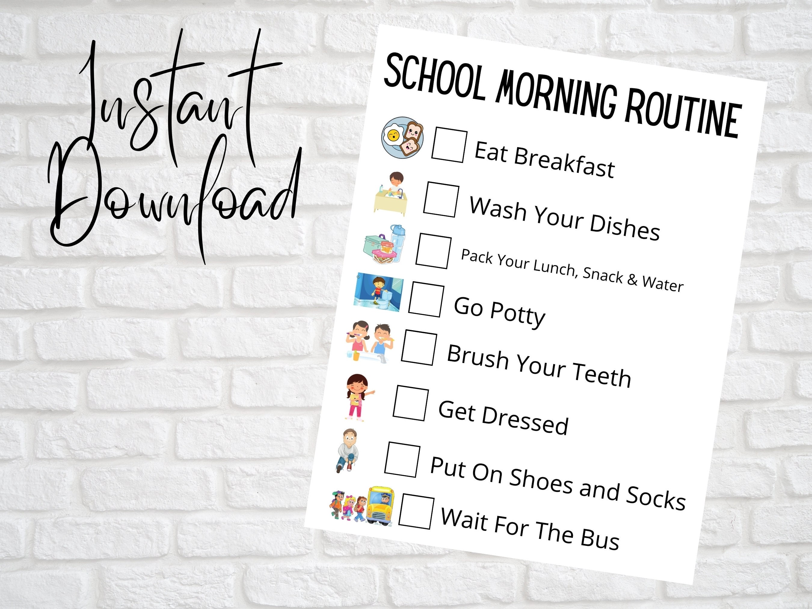 Morning School Routine
