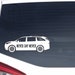 Never Say Never, Minivan Sticker, Car Decal Minivan, Bumper Sticker ...