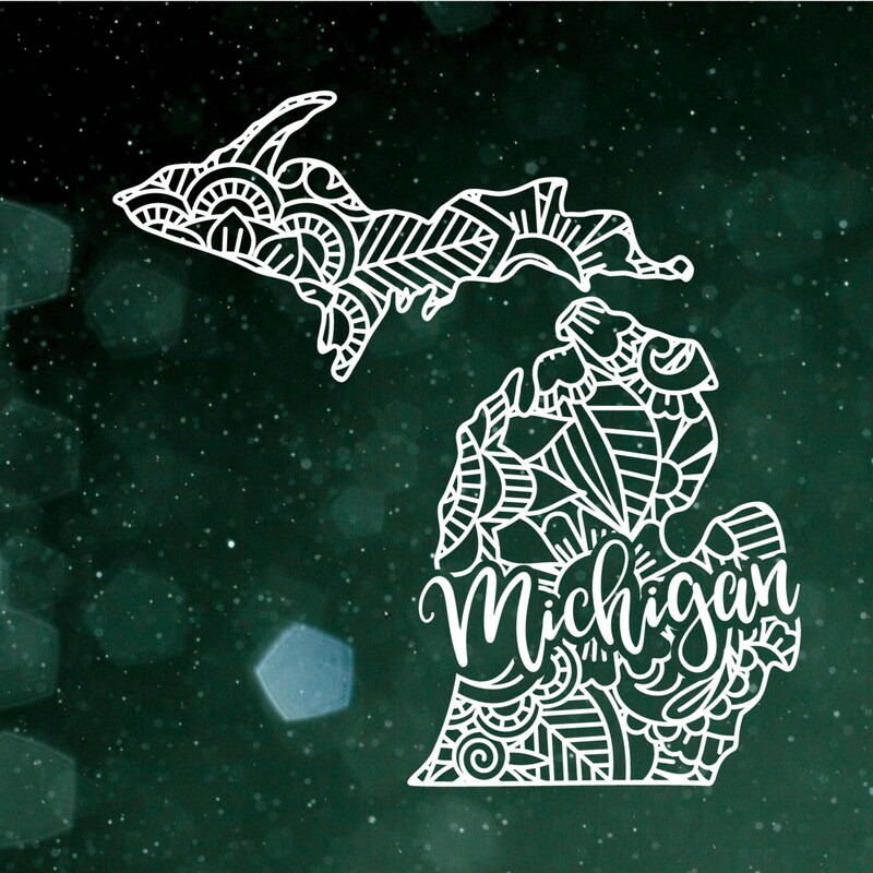 Michigan Car Decal - Etsy