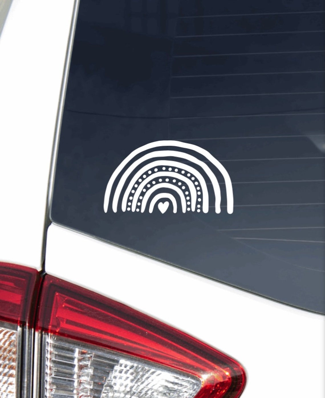 Rainbow Boho Rainbow Decal Permanent Vinyl Car Decal - Etsy