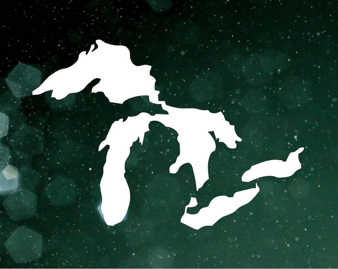 Great Lakes, Michigan, Lakes, the Great Lakes, Decal, Bumper Sticker ...