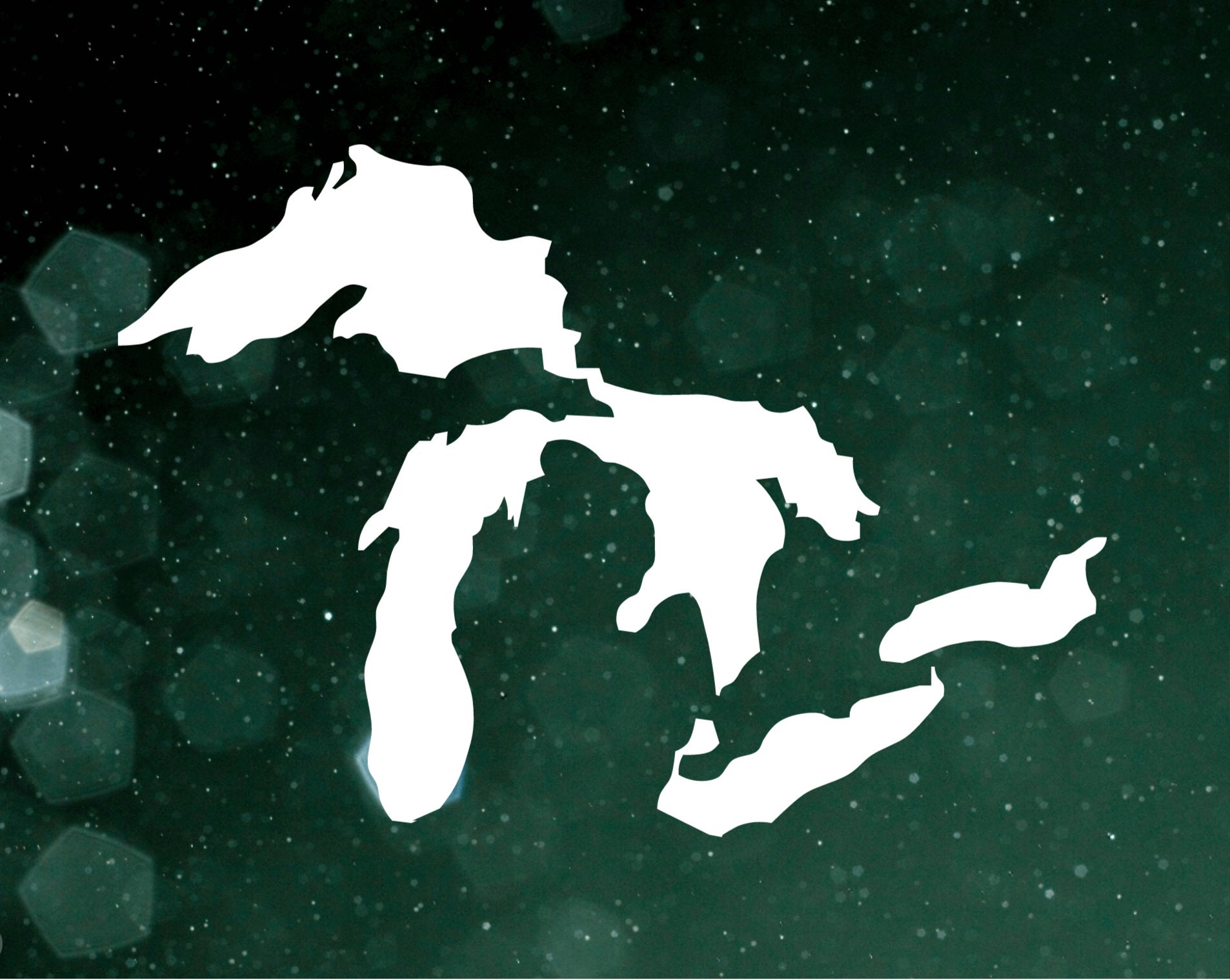 Great Lakes, Michigan, Lakes, the Great Lakes, Decal, Bumper Sticker ...