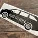 Never Say Never, Minivan Sticker, Car Decal Minivan, Bumper Sticker ...