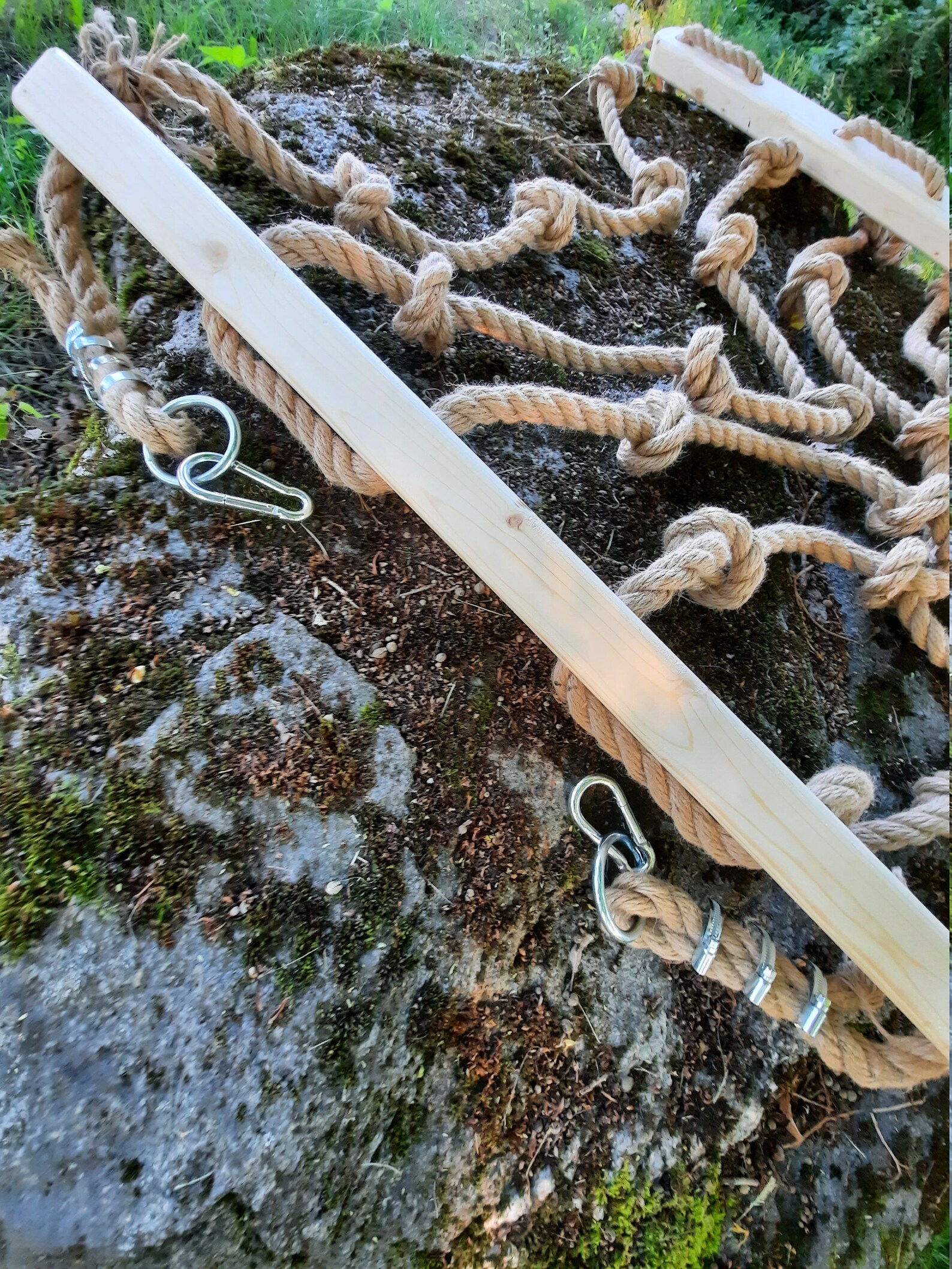 Climbing Rope Wall, Row of Climbing Ropes With Knots - Etsy