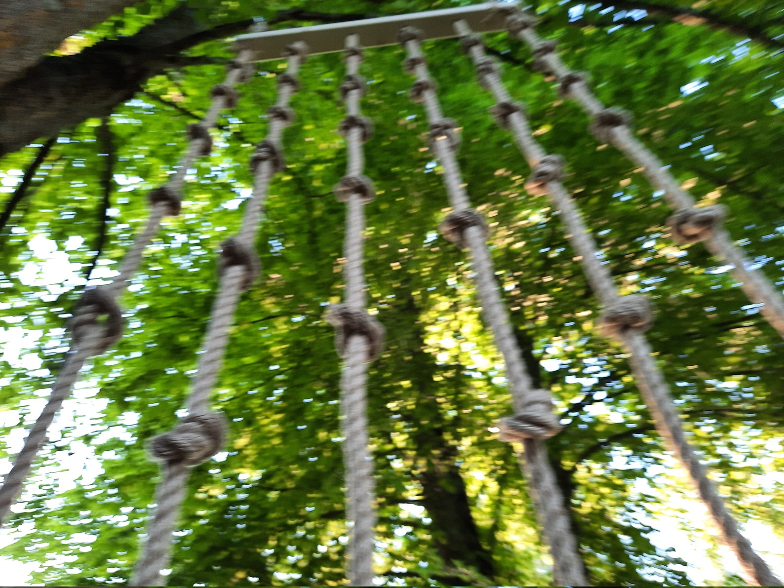 Climbing Rope Wall, Row of Climbing Ropes With Knots - Etsy