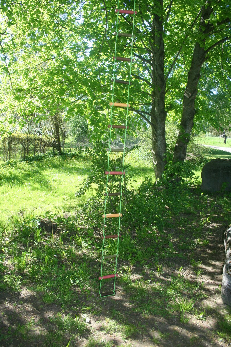 Compact Rope Ladder 0.65 Feet (8") (20 Cm) Wide 3-30 Ft (1-10m) Long ...