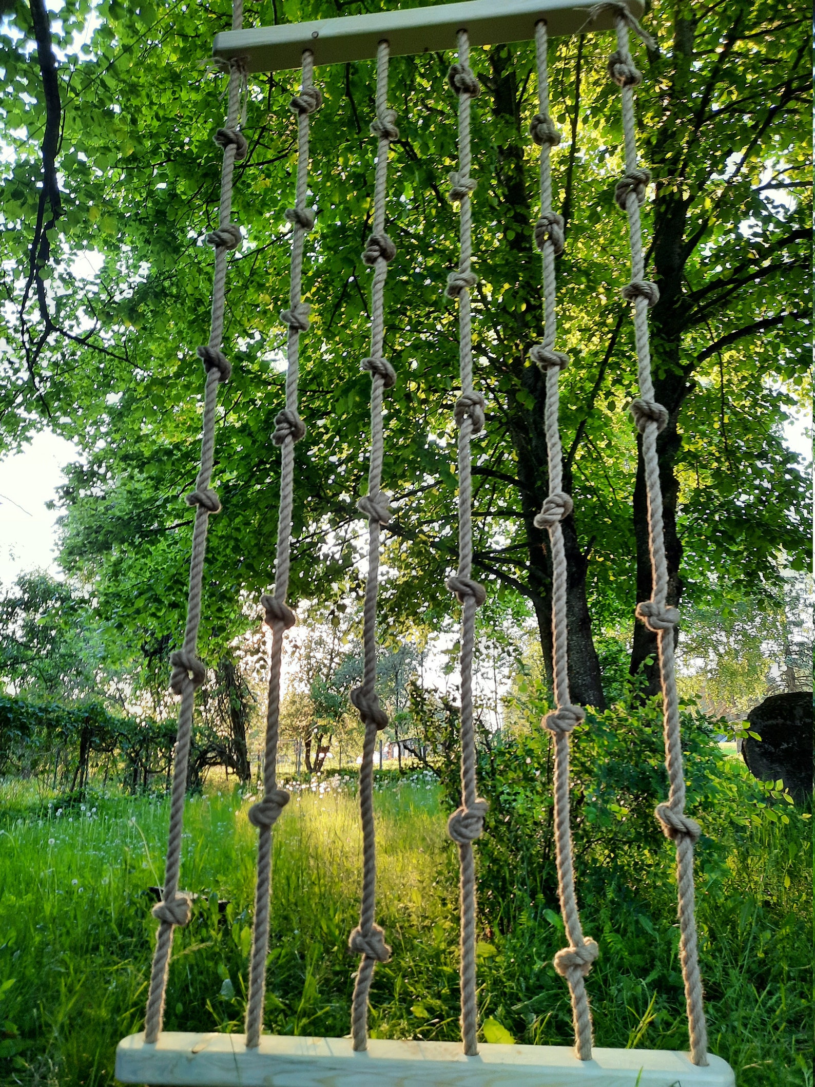 Climbing Rope Wall, Row of Climbing Ropes With Knots - Etsy