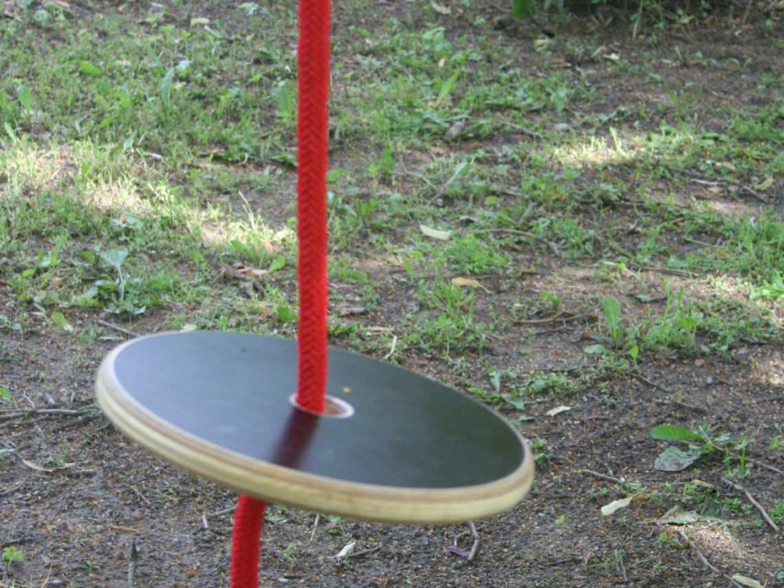Tree Swing, Wood Rope Swing, Playground, Disc Swing, Circle Swing ...