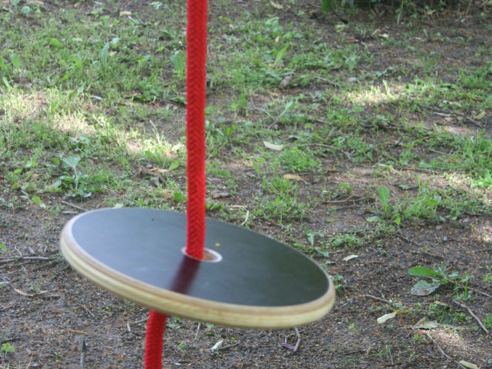 Tree Swing, Wood Rope Swing, Playground, Disc Swing, Circle Swing ...