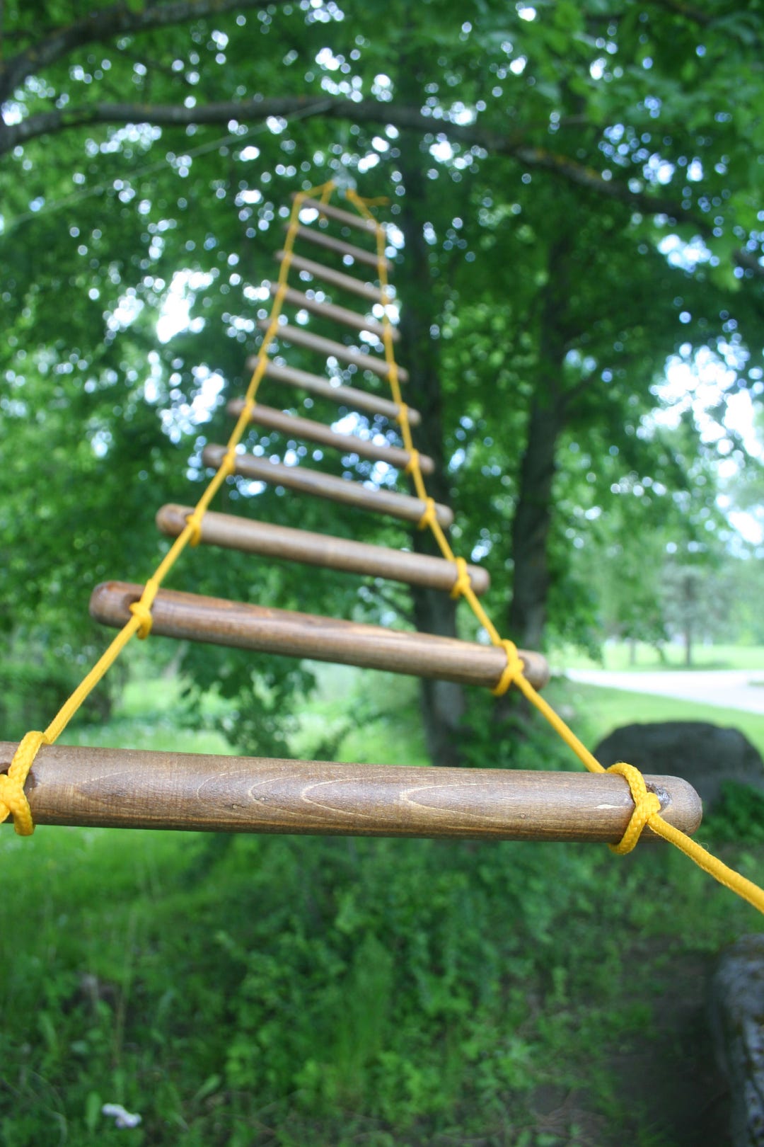 Climbing Rope Ladder 0.8 Feet (25 Cm) Wide 3-30 Feet (1-10 M) Long ...