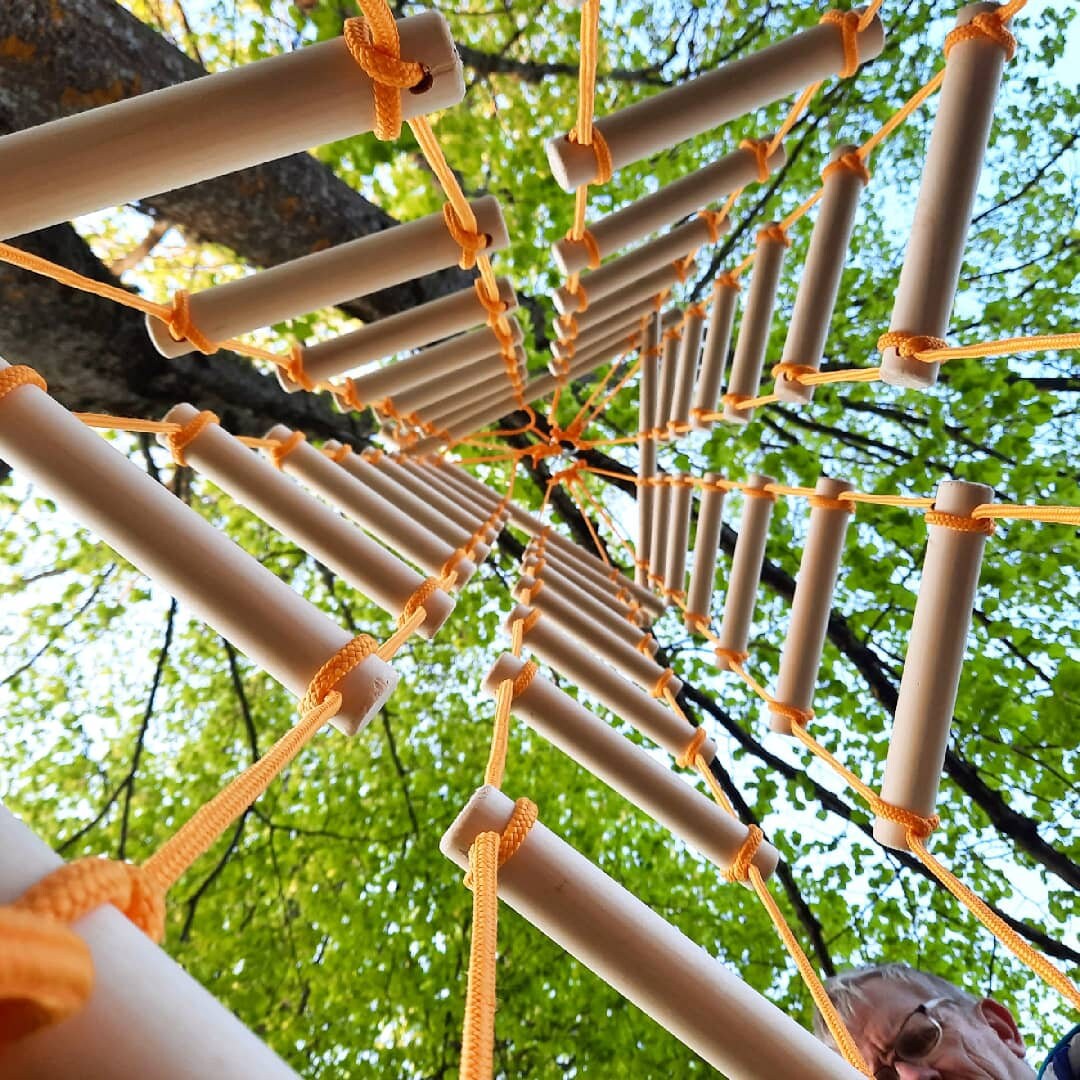 Kids Triangle Ladder Combined With 6 Smaller Ladders Great for Jungle ...