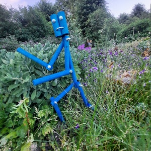 Posable Stick Figures, Garden Decoration Doll, Scarecrow Robot - Etsy