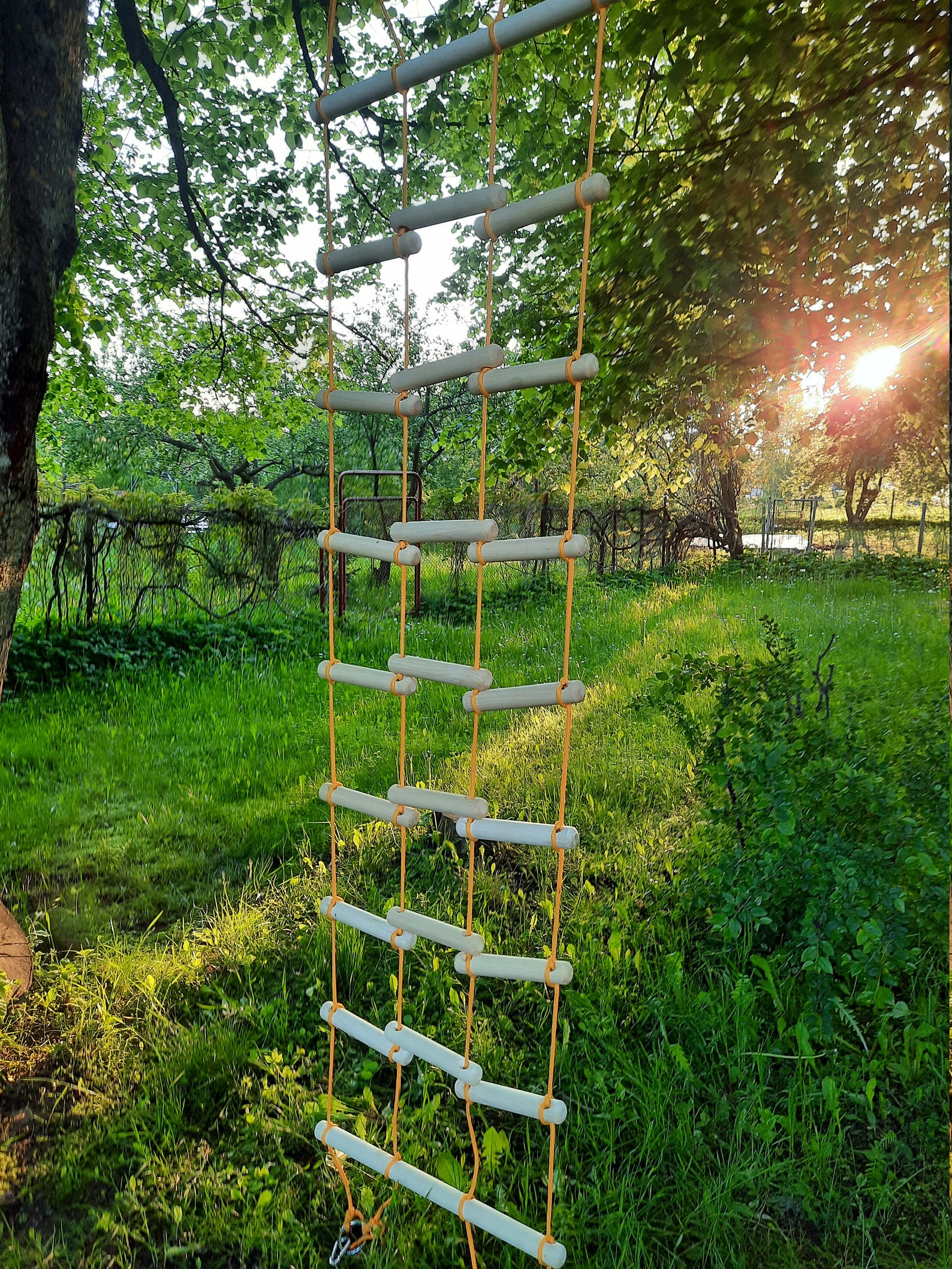 Fun Rope Ladder and Climbing Net Crossover - Etsy