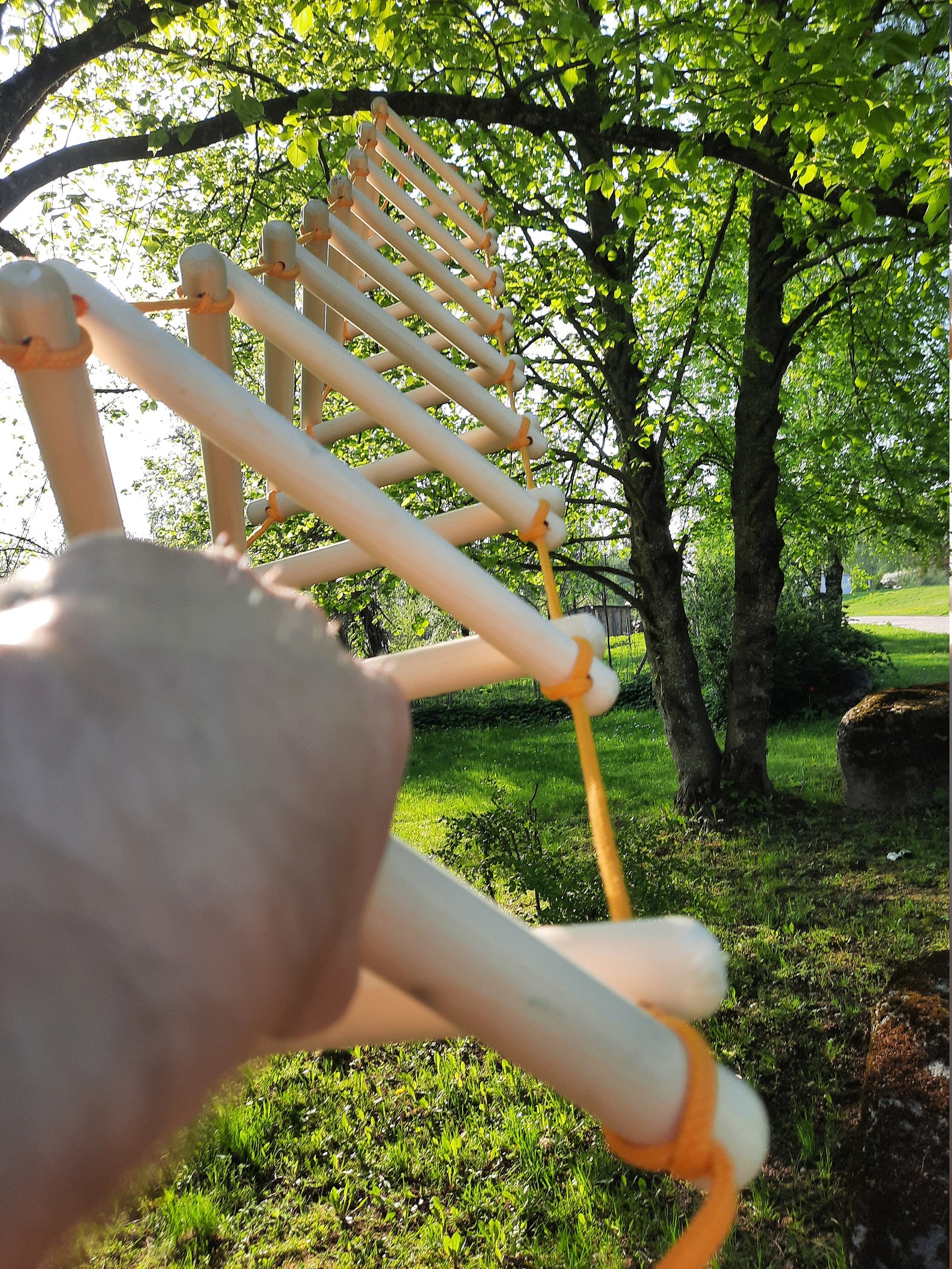 Triangle ladder for climbing outdoors and indoors for kids and | Etsy