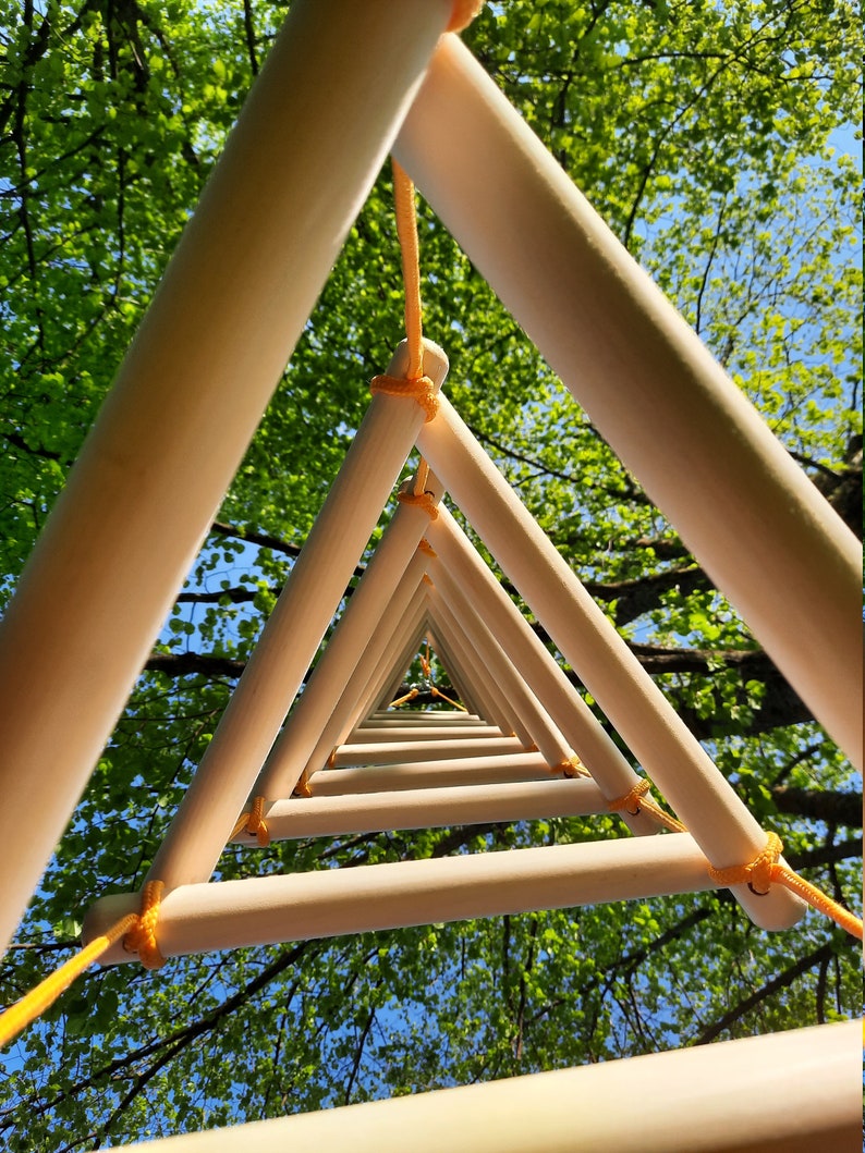 Triangle Ladder for Climbing Outdoors and Indoors for Kids and - Etsy
