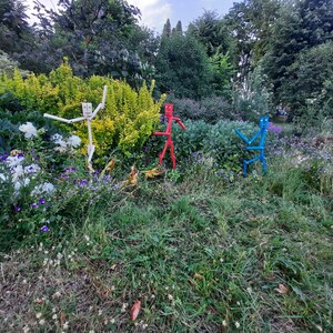 Posable Stick Figures, Garden Decoration Doll, Scarecrow Robot - Etsy