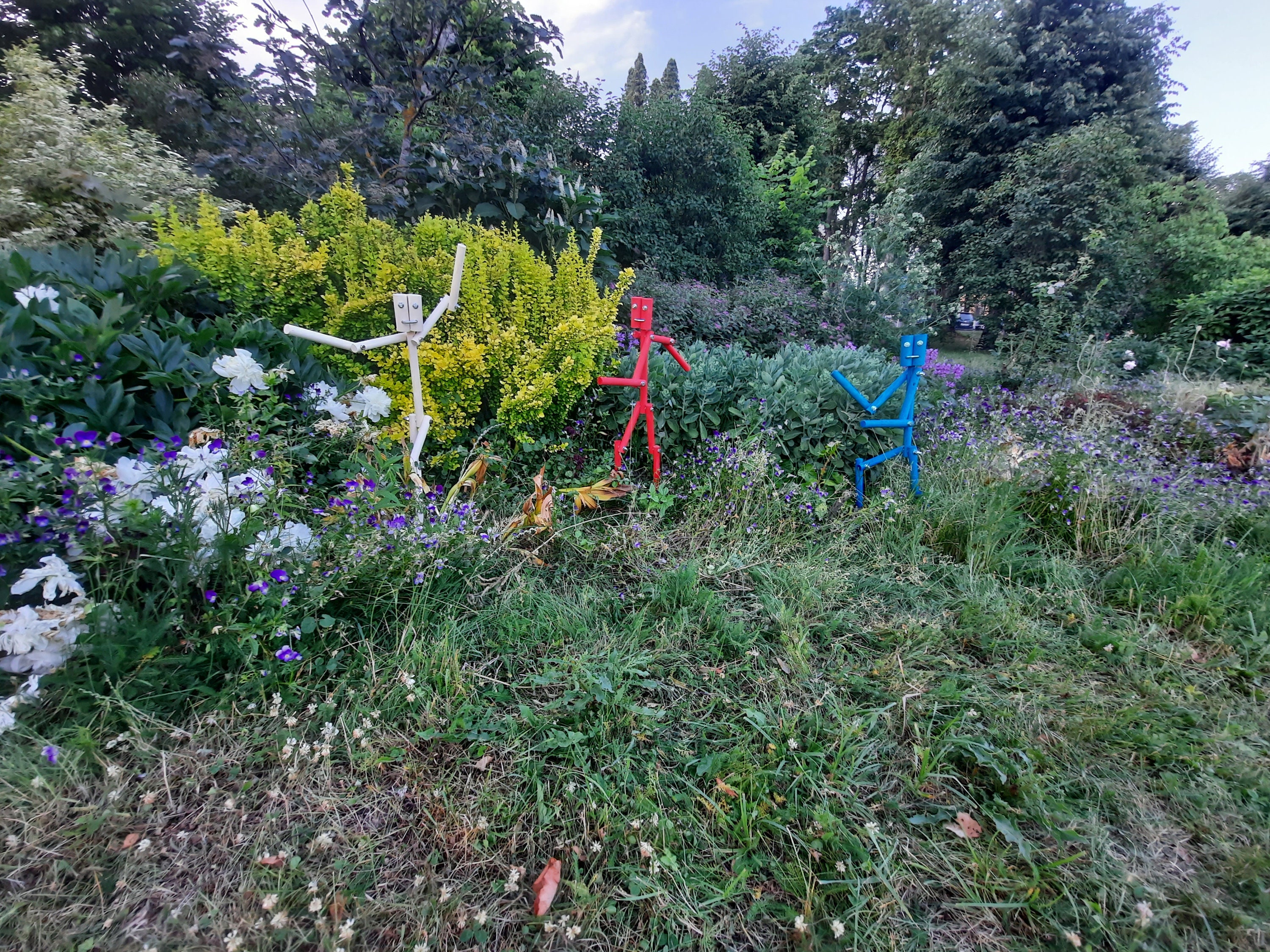 Posable Stick Figures, Garden Decoration Doll, Scarecrow Robot - Etsy