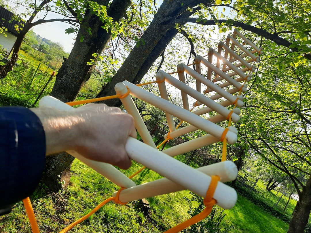 Triangle Ladder for Climbing Outdoors and Indoors for Kids and Adults ...