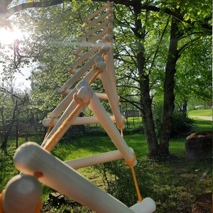 Triangle Ladder for Climbing Outdoors and Indoors for Kids and Adults ...