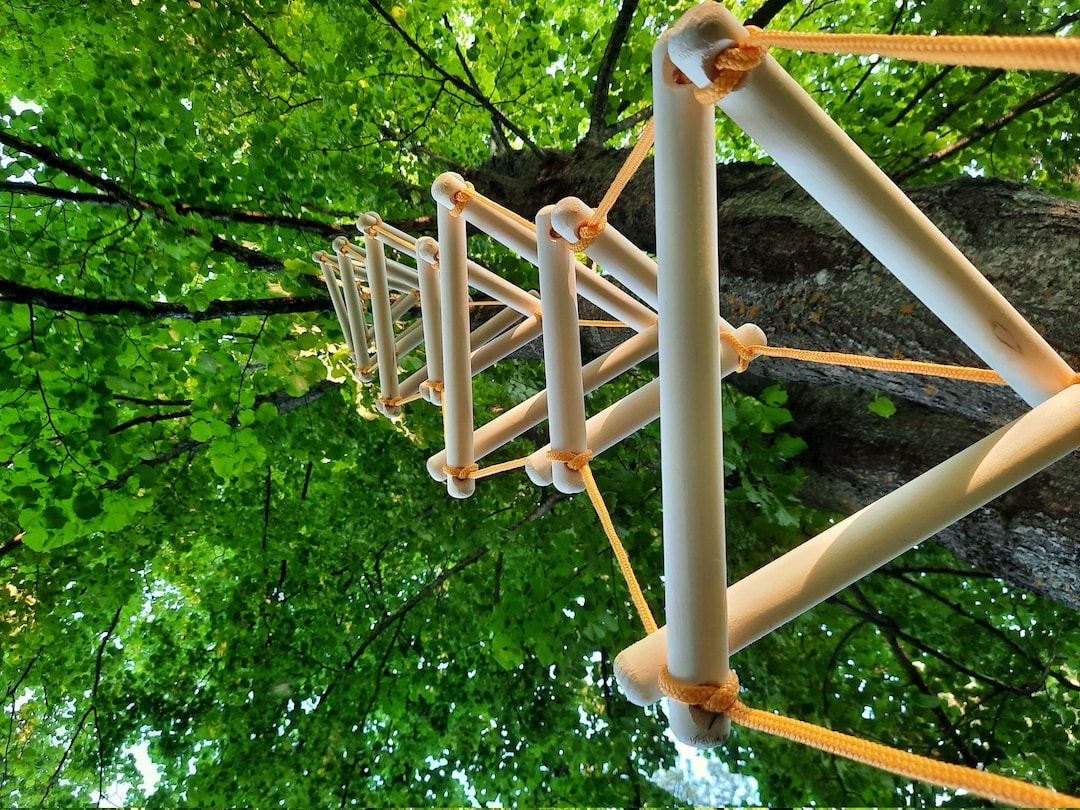 Triangle Ladder for Climbing Outdoors and Indoors for Kids and Adults ...