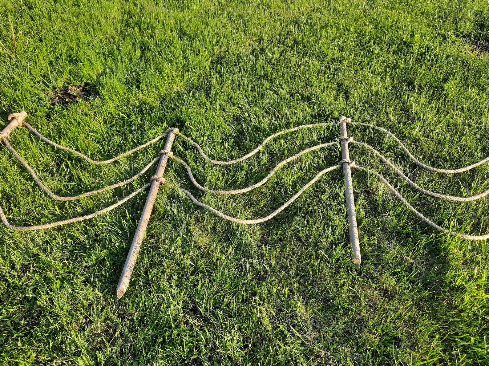 Triple Rope Fence - Etsy